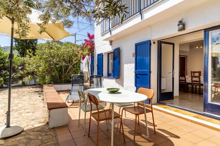 Cau Del Llop 70 - Bel Appartement Avec Jardin - Llançà