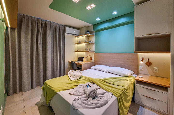 Flat Novinho 4 Pessoas 500m Praia Meireles Compact - Fortaleza