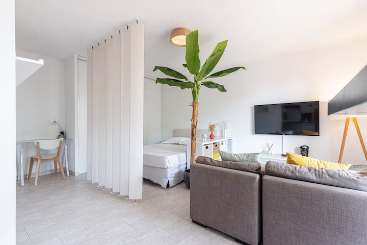 Beau Studio Avec Terrasse - Piscine - Parking - Nizza