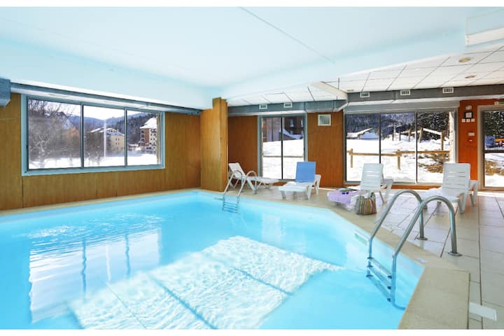 Ski Aux Pieds ! T2 Pour 6 + Accès Sauna & Piscine - Ax 3 Domaines