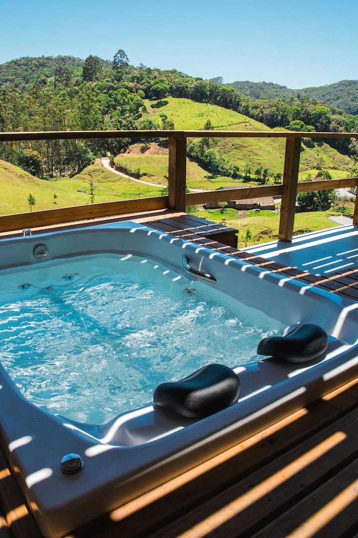 Prana Chalé Com Hidromassagem - ÁGuas Mornas - Sc - Águas Mornas