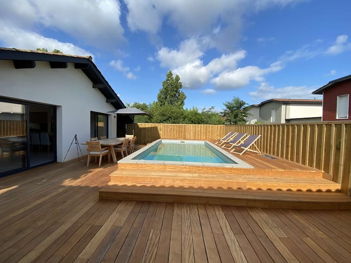 Maison Moderne Au Calme Piscine - La Teste-de-Buch