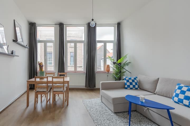 Ruime Studio In Centrum Voor 4 - Gent