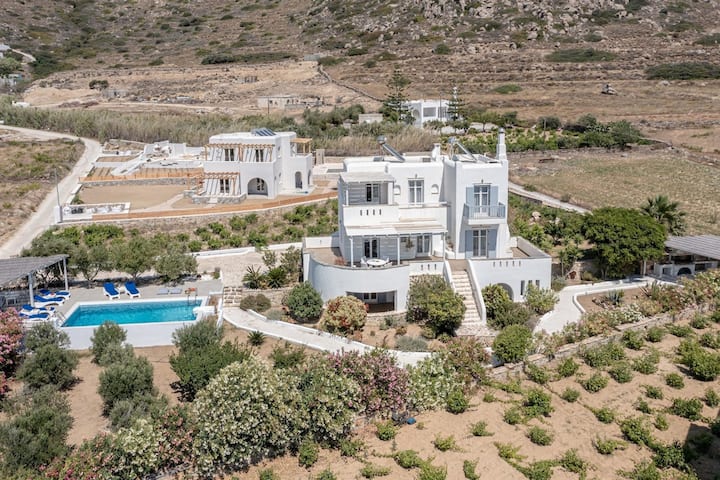 Villa Alba Spacious Home By The Sea - Naxos
