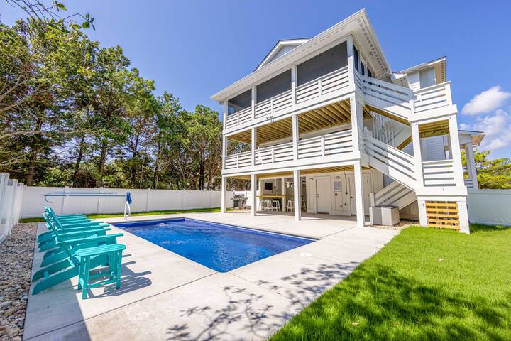 Gone Coastal-saltwater Pool & 5min Walk To Beach - Corolla, NC