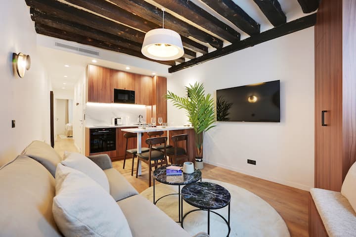 Charmant Appartement- 1br/4p - Ac - Marais/vosges - Paris