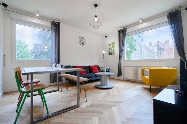 Appartement Proche Tramway Parking Privé. - Mons-en-Barœul