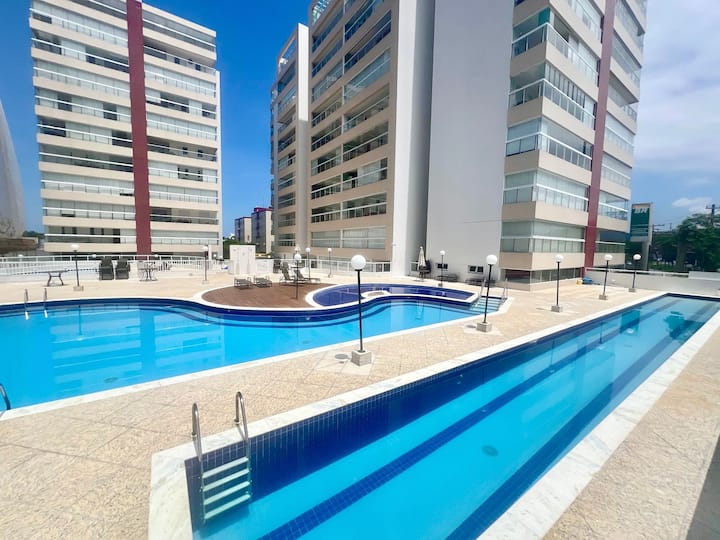 Cozy Apartment In The Center Of Bertioga - Bertioga