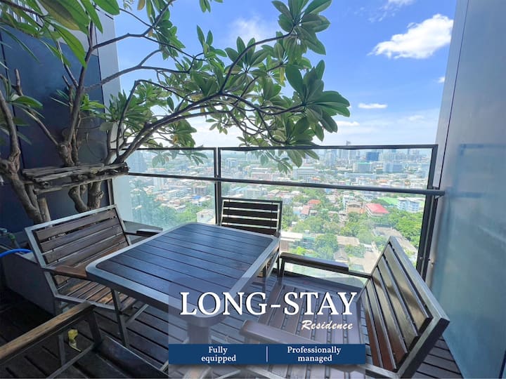 Resort Living 2br︱bts Chong Nonsi︱ultra Fast Wifi - Bangkok