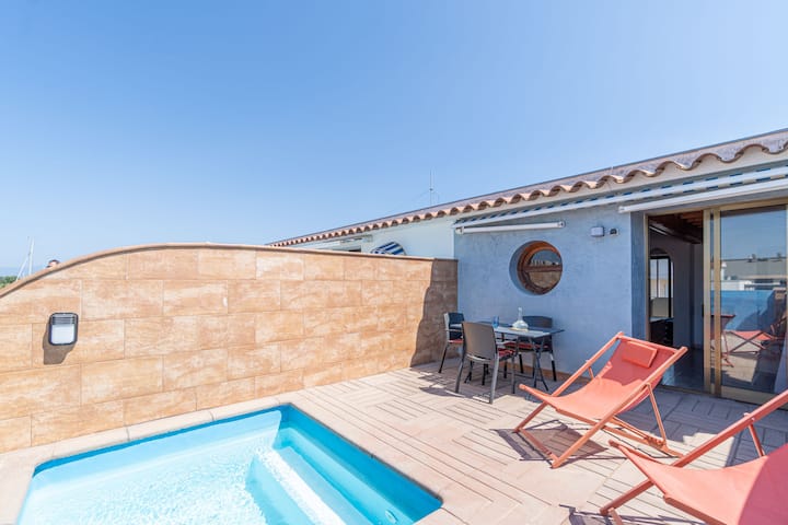 403a-penthouse Avec Piscine Privé Et Vue Mer - Empuriabrava