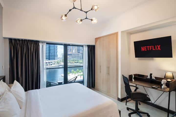 Luxury Jlt Studio  Lakeview | Pool & Marina Walk - Dubai Marina