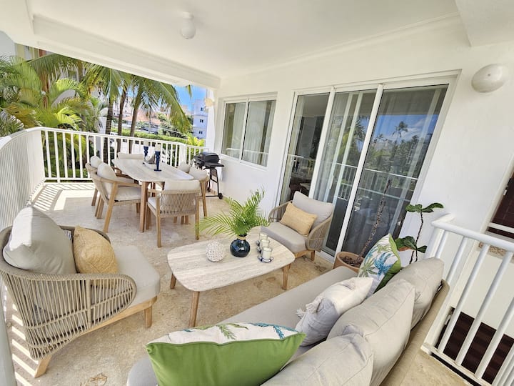 Playa Turquesa 3br • Bbq • Oceanfront Stay - Punta Cana