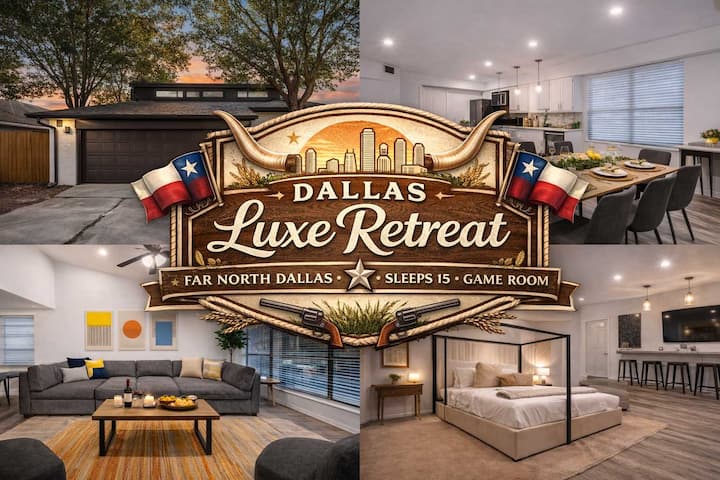 Modern 3br House W/ Game Room Near Galleria Dallas - Dallas, TX
