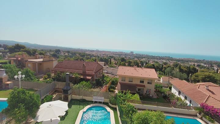 Maison Jumelée Avec Piscine Privée Et Vue Imprenab - Coma-ruga