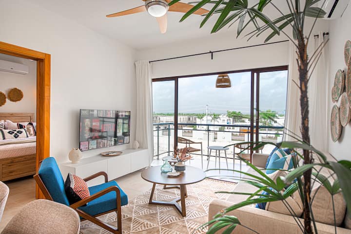Apartment With Pool, Gym, And Beach Access. - Punta Cana