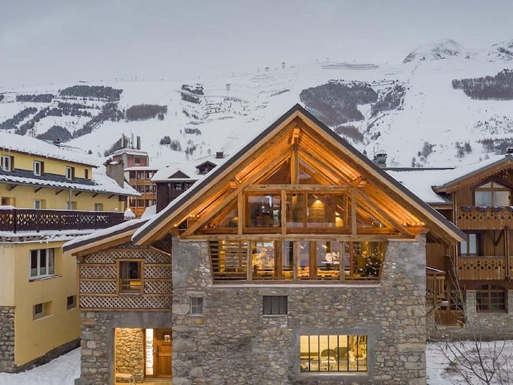 Chalet à Les Deux Alpes Avec Sauna & Jacuzzi - La Grave