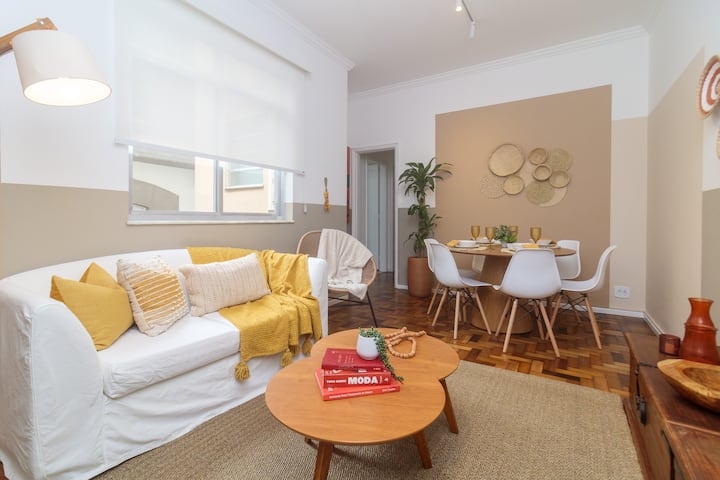 Alm202| Charming And Cozy Apt In Leblon - Ipanema