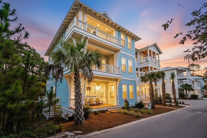 30a | Big Home | 4 Bikes | Pool | Sleeps 16 - Seacrest, FL