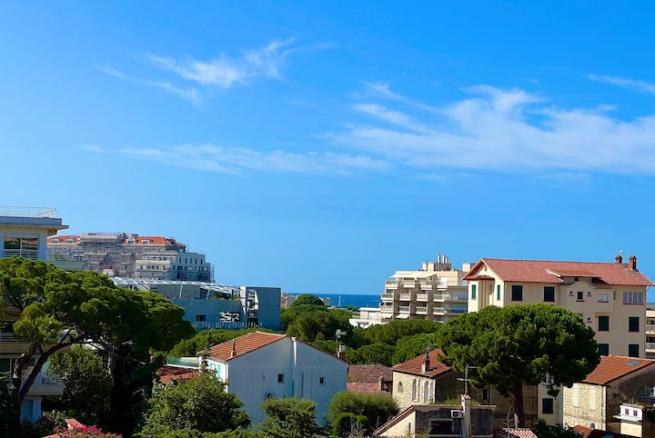 Juan Les Pins - Centre Ville - 4 Personnes - アンティーブ