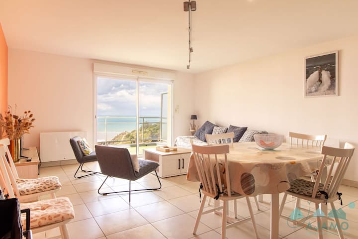 492 – Appartement T4 Surplombant La Plage De Carou - Erquy