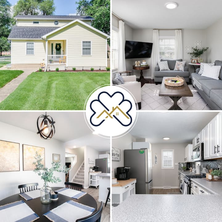 Cozy 4br 3ba Home 1.2 Mi Walk To Nd - South Bend, IN