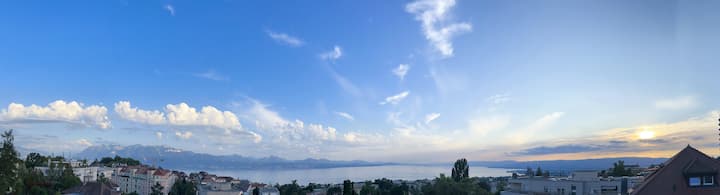 Beautiful Attic Apartment In Central Lausanne-chuv - 로잔