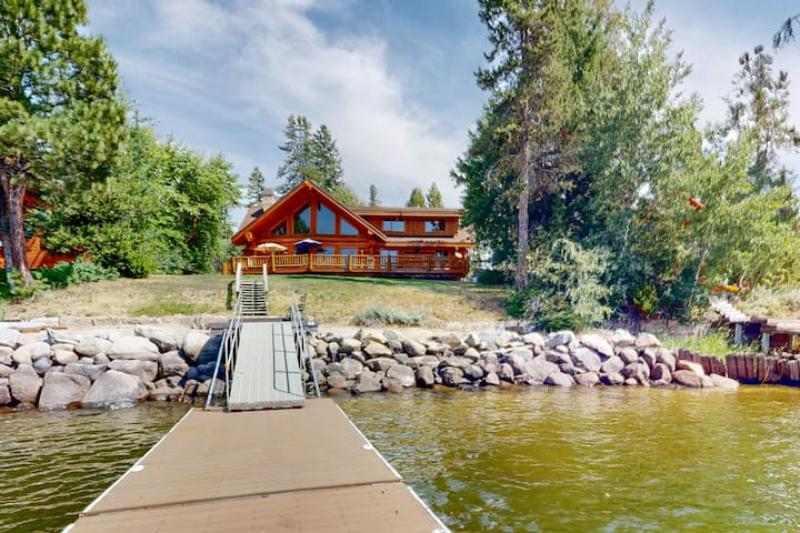 4br Lakefront Cabin With Game Room, Sauna, Beach - Donnelly, ID