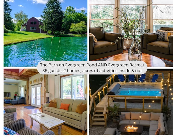 2 Homes, Pvt Pond, Kayak/swim Pickle/basketball - Ravenna, OH