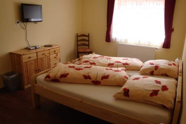 Dreibettzimmer 42, Gästehäuser Am Nibelungensteig - Seeheim-Jugenheim