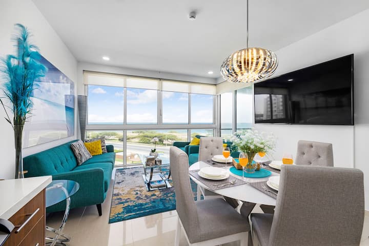Sip Of Sunshine: Oceanfront Condo By Bluearuba - Aruba