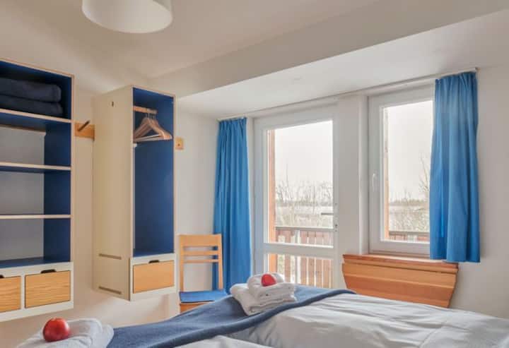 Doppelzimmer 2 - Blau, Urlaub Auf Dem Biohof - Schwerin