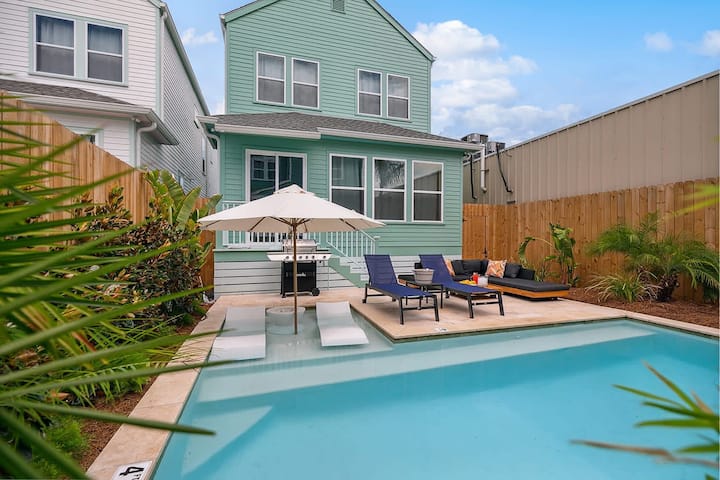 Artsy & Tropical Oasis Near Fq ~ Heated Pool ~ Pkg - La Nouvelle-Orléans, LA