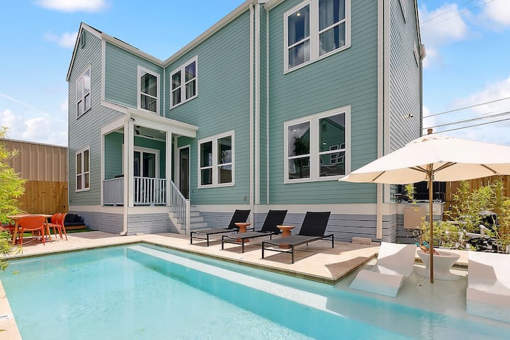 Tropical Escape W/heated Pool+pkg Near Jazzfest,fq - New Orleans, LA