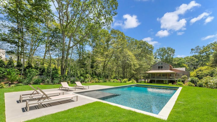 4br/4.5ba: Amagansett, Pool, Near Beaches - East Hampton, NY