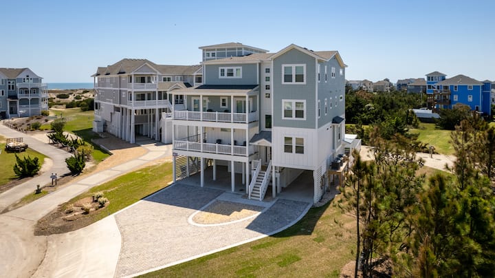 Summer Salt 10 Bedroom Home W/ Heated Pool! - アウター・バンクス, NC