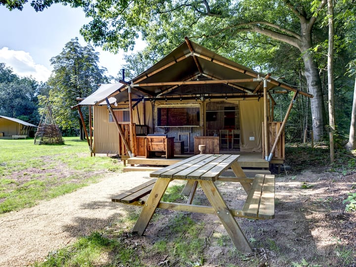 Tente Glamping Aux Pays-bas Avec Terrasse - Zwolle