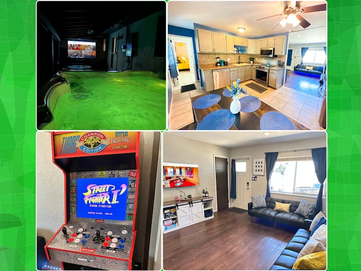 Hottub Arcade 7beds Home 420friendly - Pueblo, CO