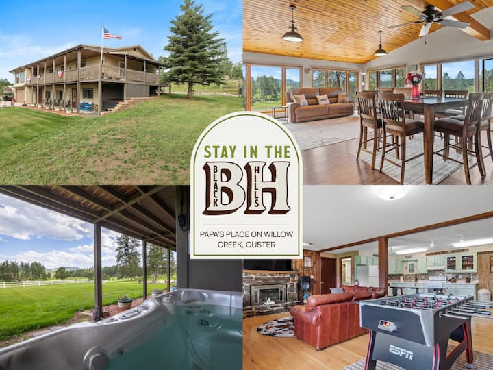Papa’s Place: Scenic Willow Creek Escape - Keystone, SD