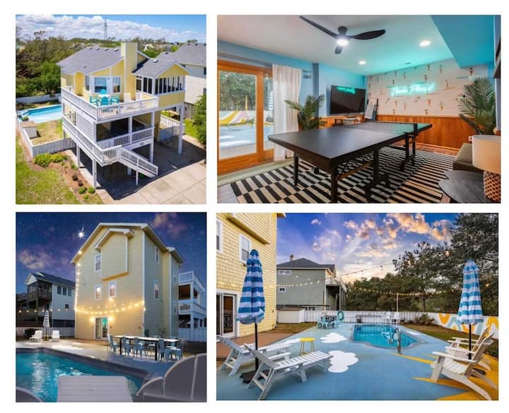 Private Pool & Spa, And Steps To Beach - Corolla, NC
