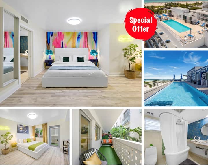 Ocean Drive Oasis | Rooftop Pool & Bar - Miami Beach, FL