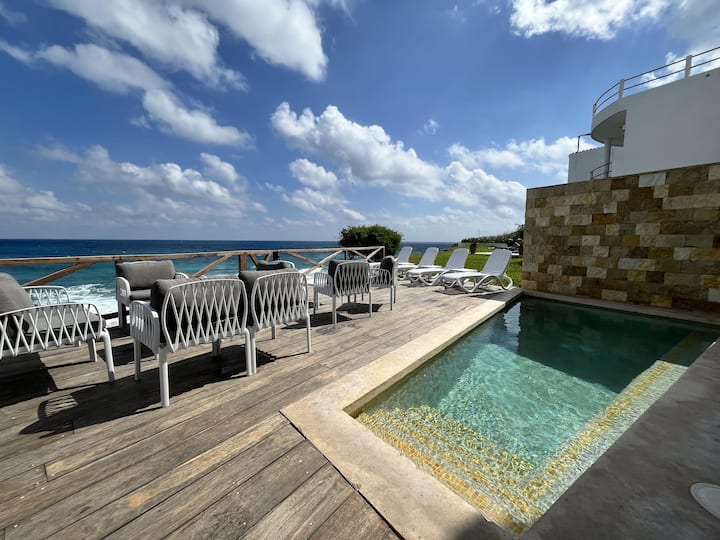 Ocean Front 6 Br See Dolphins + Sunrise From Bed - Isla Mujeres
