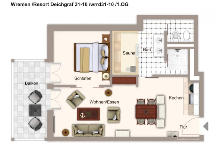 Resort Deichgraf 31-10 - Wurster Nordseeküste