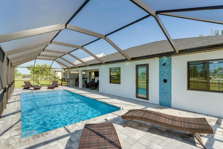 Private Pool & Grill: Cape Coral Vacation Rental! - Burnt Store Marina