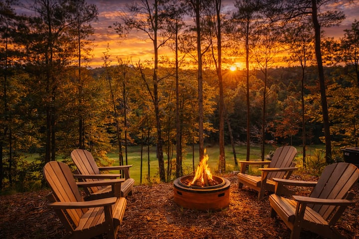 Golf View! In Helen! Tubing, Festhalle & Golf! - Helen, GA