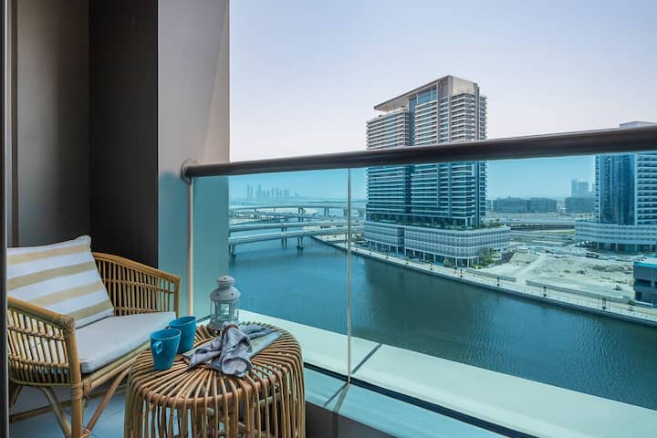 Exquisite 3br In Business Bay W/ Canal Views! - Dubai