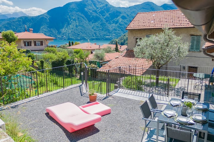 Villetta Abbazia Acqua Dolce With Stunning Terrace - Tremezzina