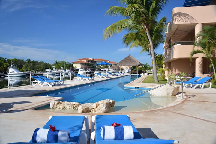 Puerto Aventuras: Apartment With Jacuzzi And Pool - Puerto Aventuras