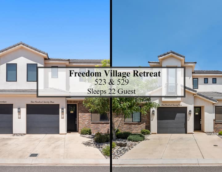 Freedom Village Retreat, Sleeps 22, Near St George - St. George, UT