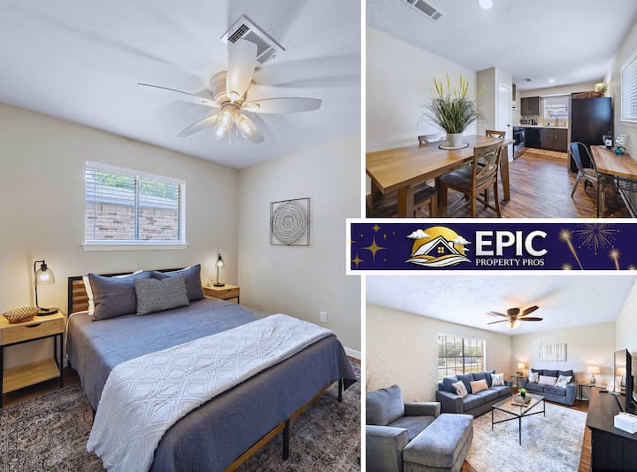 Coastal Retreat Home:beach Bliss+el Jardin Garden - Seabrook, TX