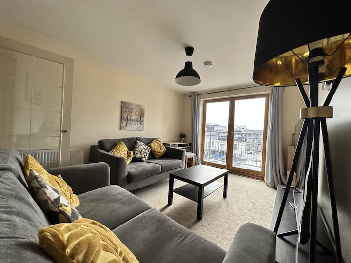 Appartement-douche-balcon-riverside Apartments - Culloden Battlefield